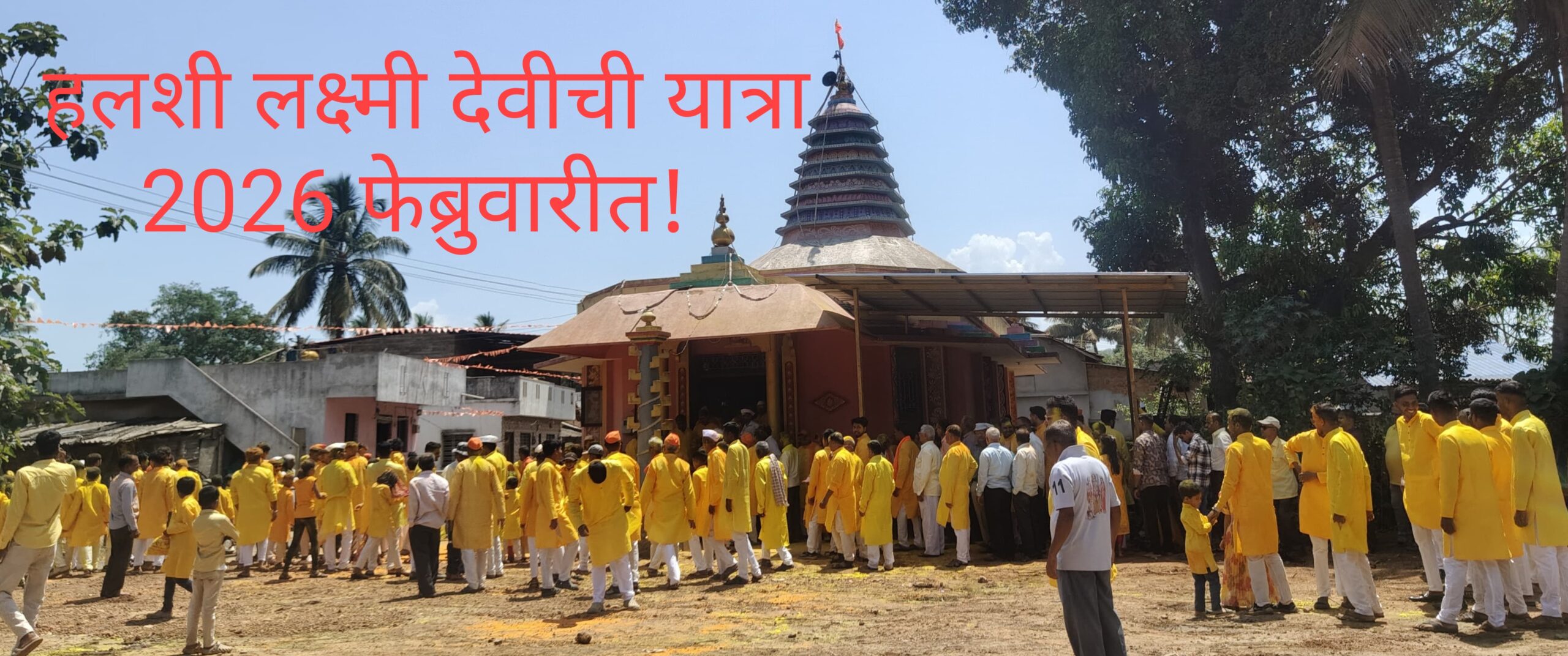 Halasi: भंडाऱ्याच्या उधळणीने "हलसी "त आली झळाळी! लक्ष्मी देवीचा रेडा ...
